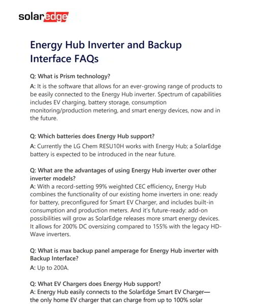 Battery Backup, One Energy Storage Solution For All